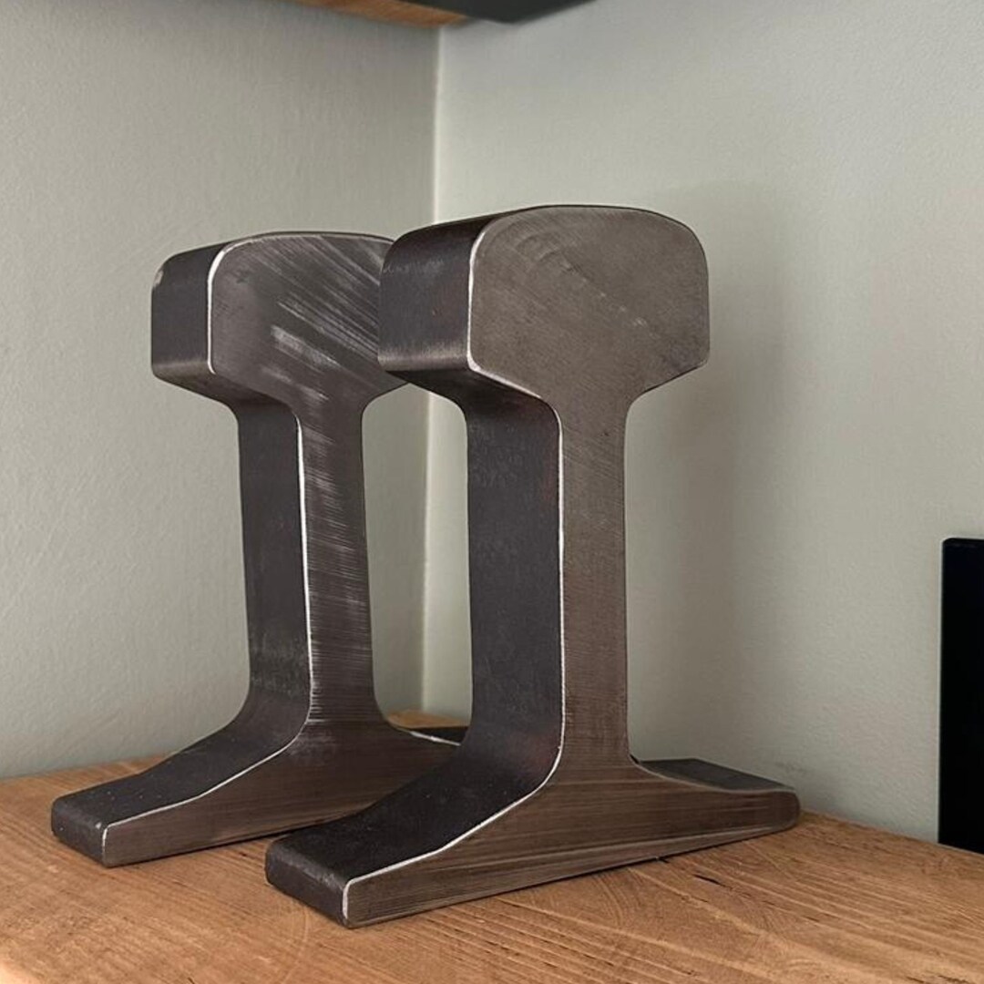 Railway Track Bookends With Text Personalisation - Etsy