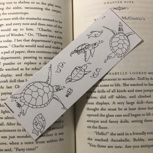 Turtles - Children's Coloring Bookmark - Etsy