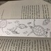 Turtles - Children's Coloring Bookmark - Etsy