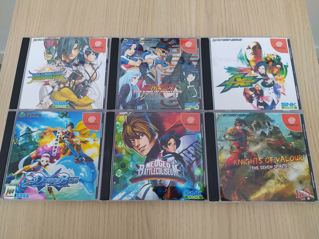 Sega Dreamcast Atomiswave Games Conversions Dolphin Blue - Etsy