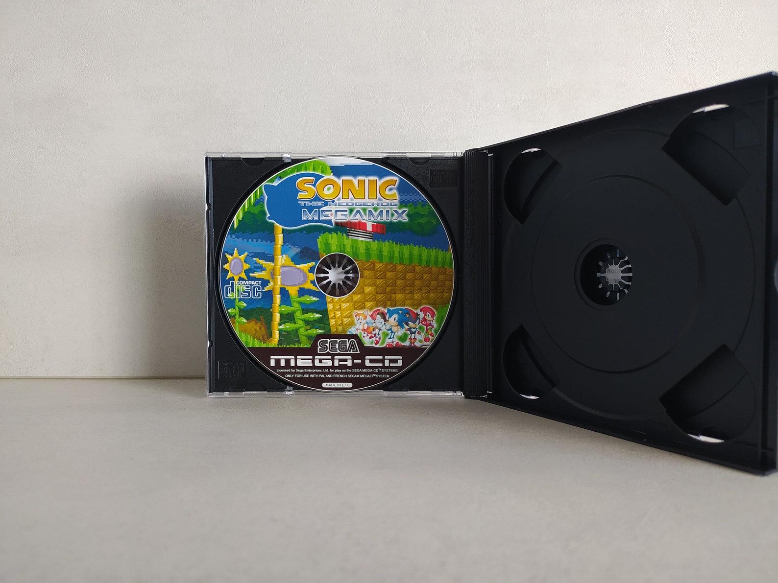 Sonic Megamix Sega Mega CD Unreleased Sonic Mega Mix Hack Mega-cd PAL ...