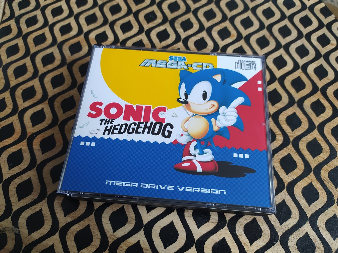 Sonic 1 Sega Mega-cd PAL Euro Version - Conversion / Repro (sonic the ...