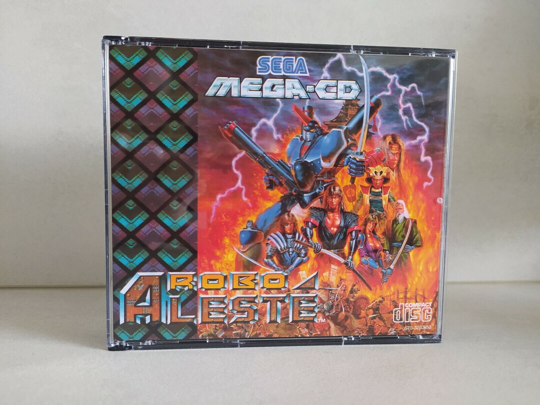 Replacement Case and Disc Robo Aleste Pal Sega Mega CD Repro Mega-cd ...