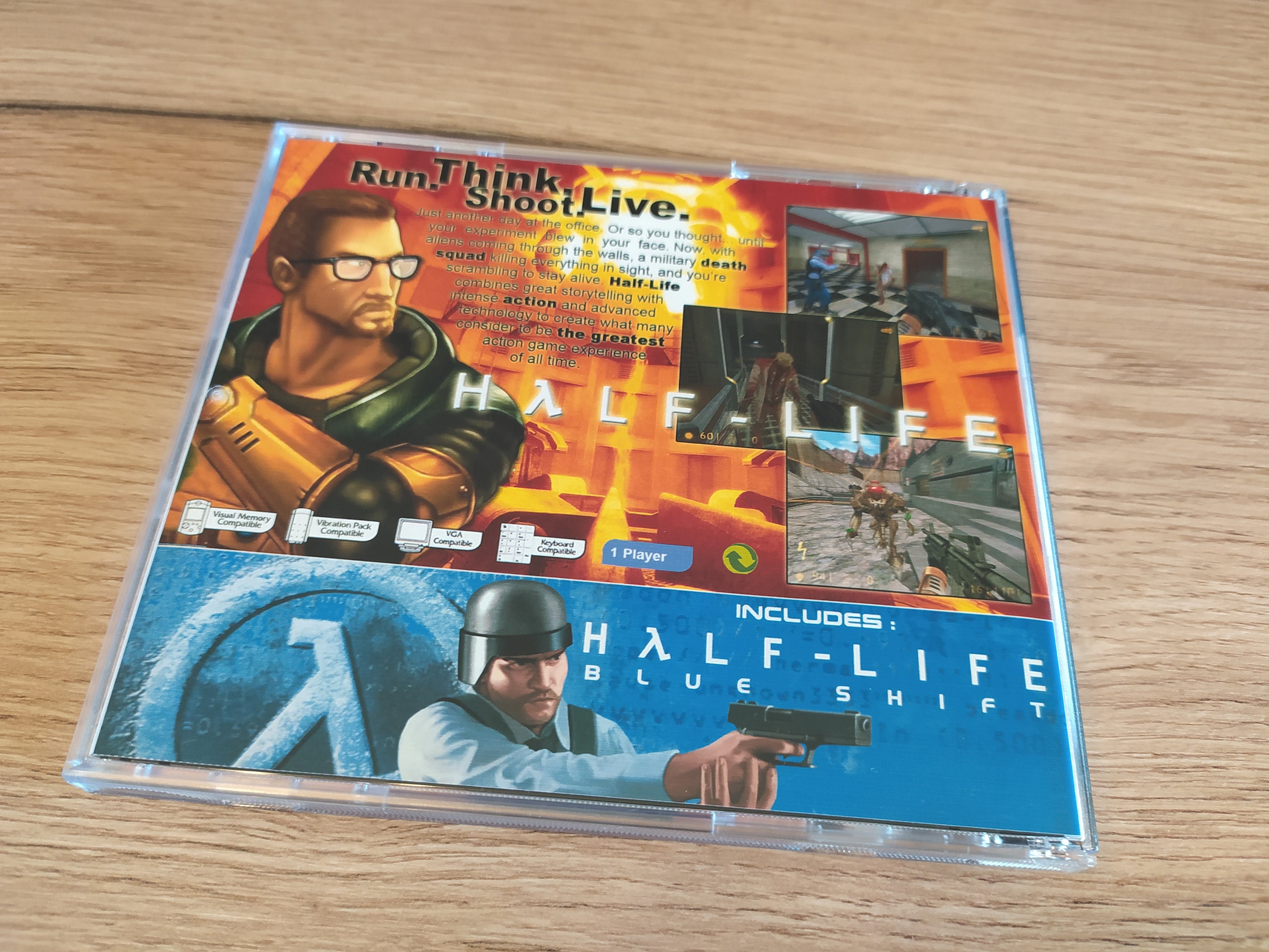 Half Life & Blue Shift Sega DREAMCAST Inédit Unreleased Region Free Haf ...