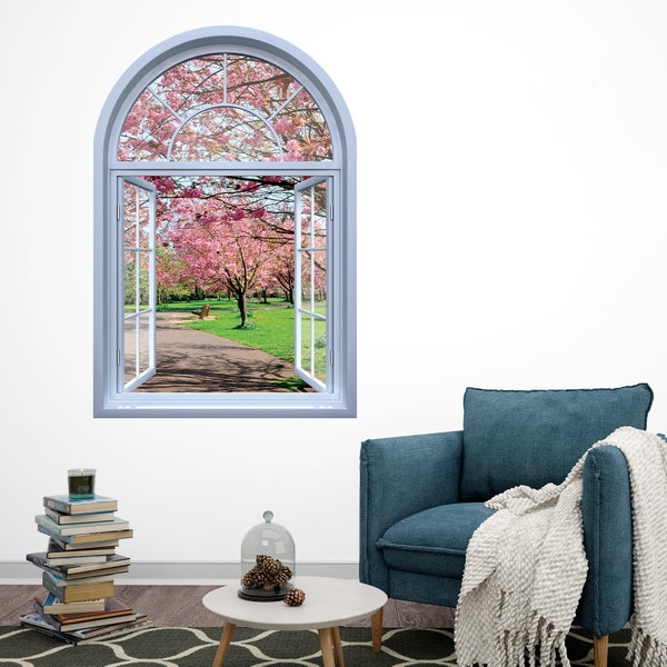3d Window Wall Decal - Etsy