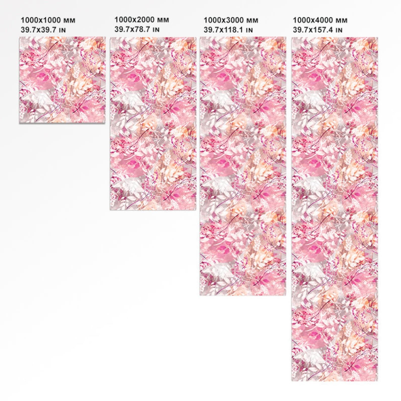 Decorative Pink Window Film, Floral Window Stickers, Privacy Bathroom ...