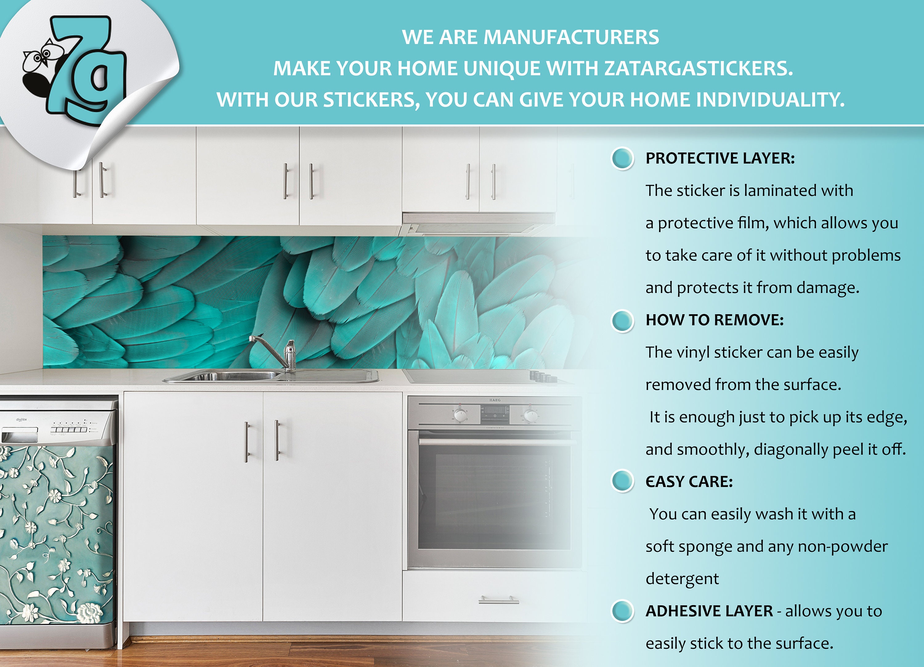 White Bricks Kitchen Backsplash Tile, Vinyl Backplash Panel, Self ...