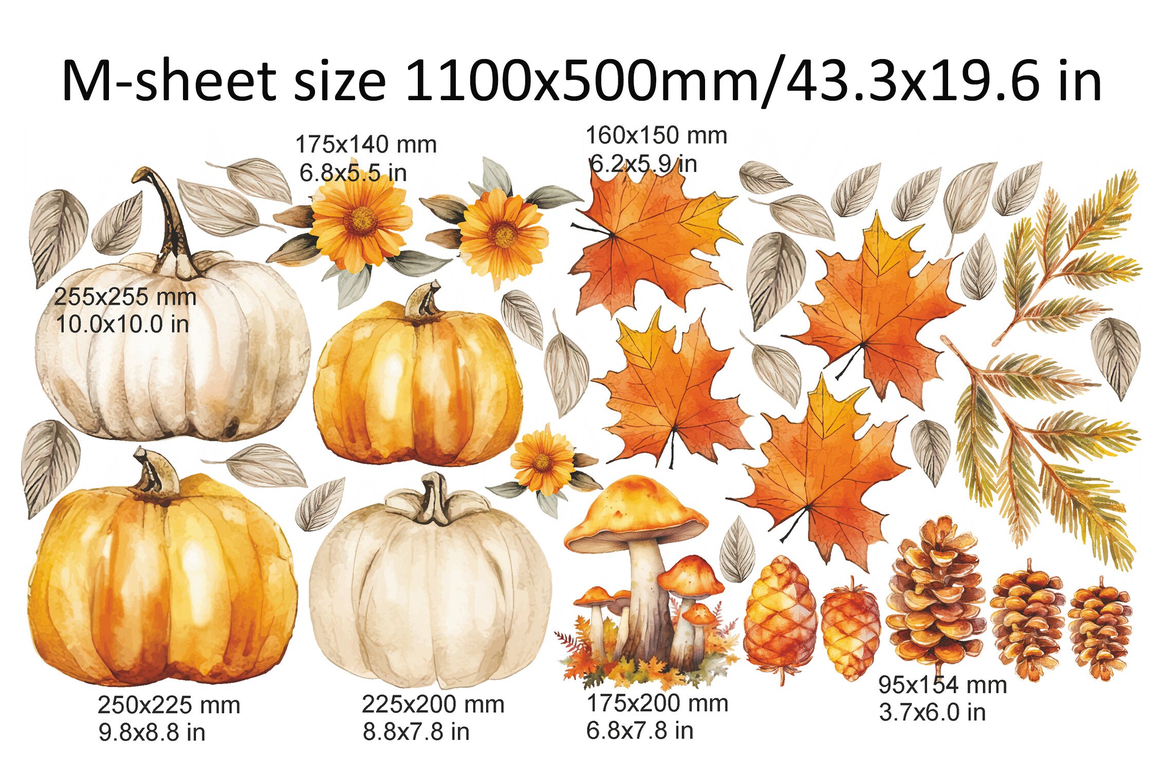 Fall Window Stickers, Autumn Wall Decal, Vinyl Pumpkins Decorations ...
