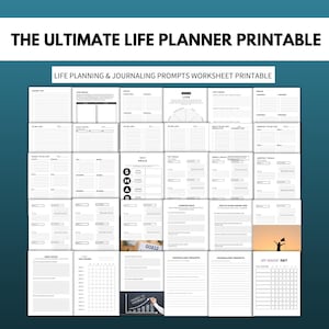 Ultimate Life Planner, Life Planner Digital, Printable Life Plan - Etsy