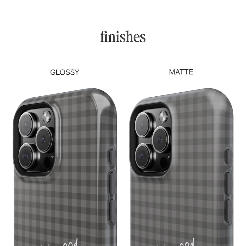 Gingham Christian Phone Case, Custom Text Option, Personalized Faith ...