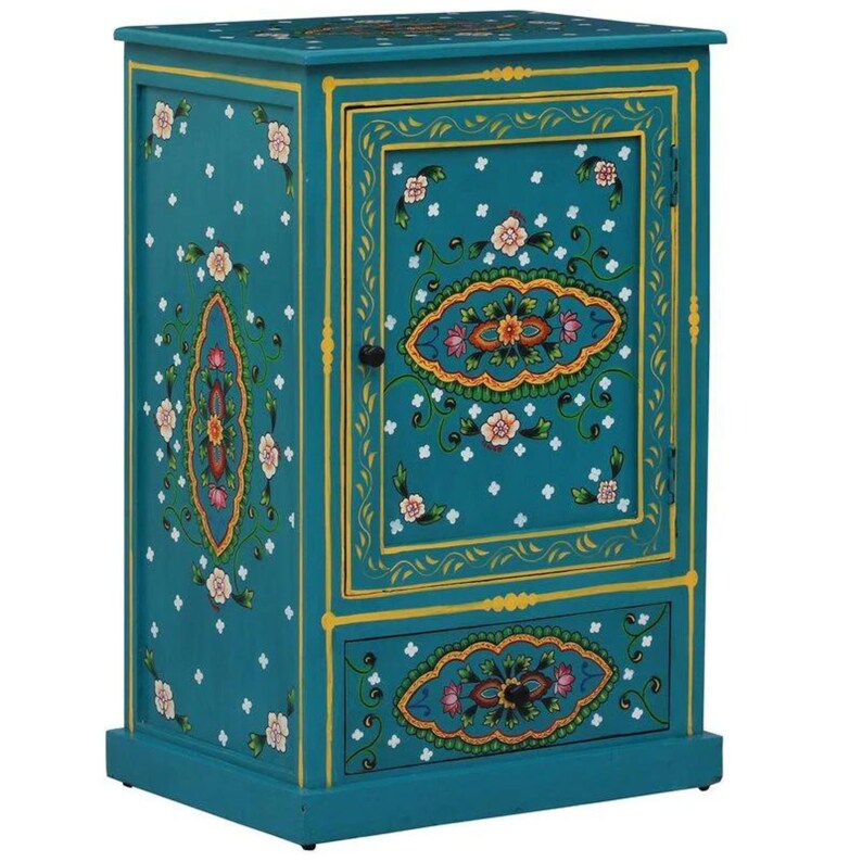 Wooden Beautiful Painted Bedside-table for Home-innovation - Etsy