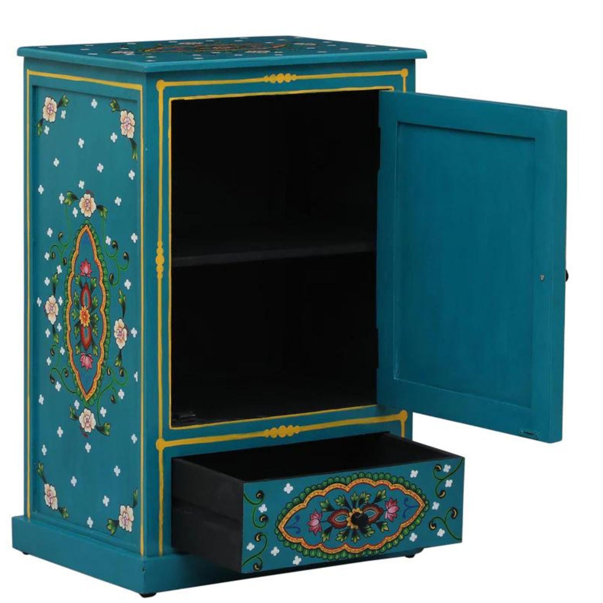 Wooden Beautiful Painted Bedside-table for Home-innovation - Etsy