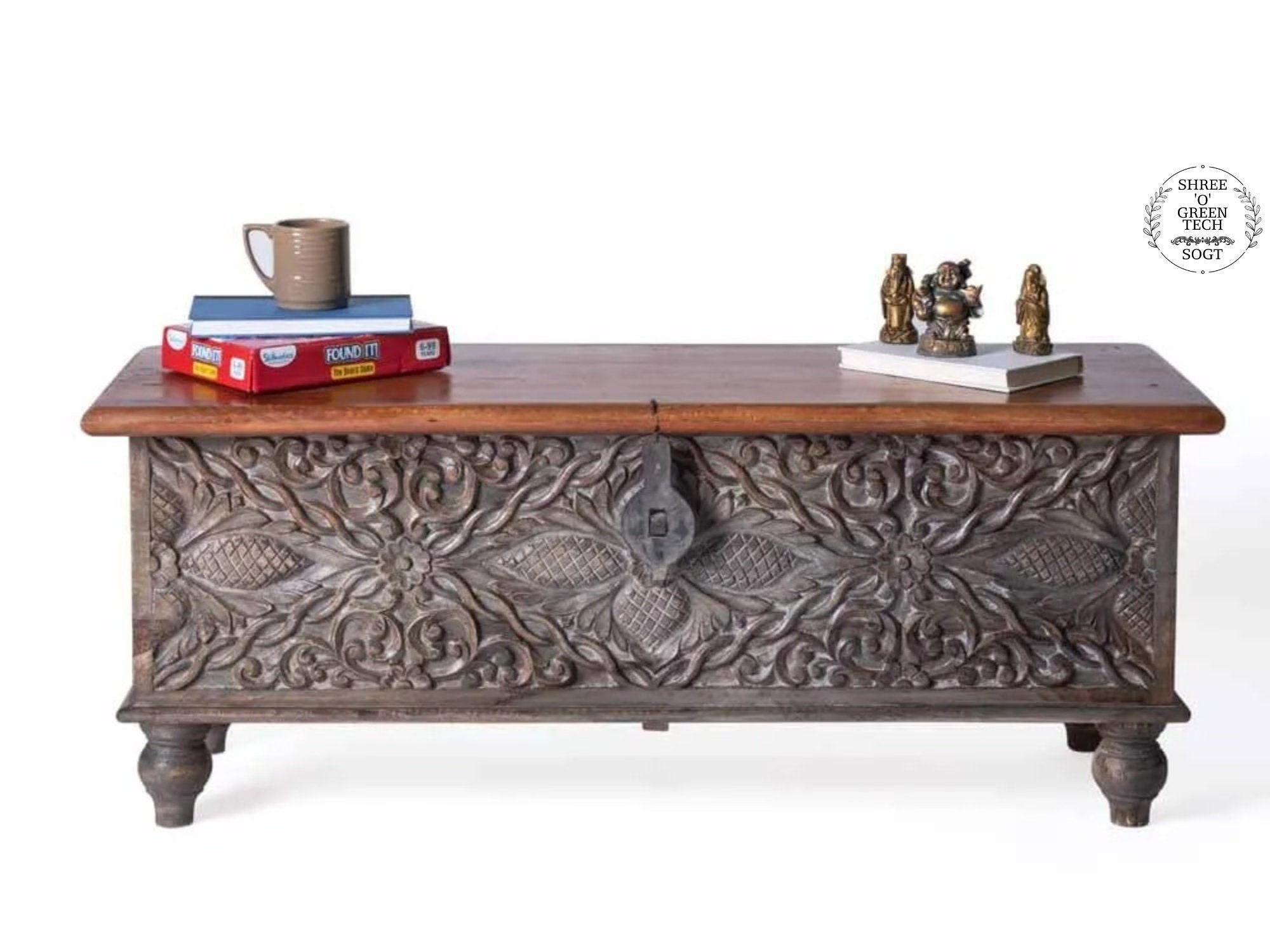 Handcrafted Wooden Storage Trunk Box,customizable Wooden Keepsake Box ...