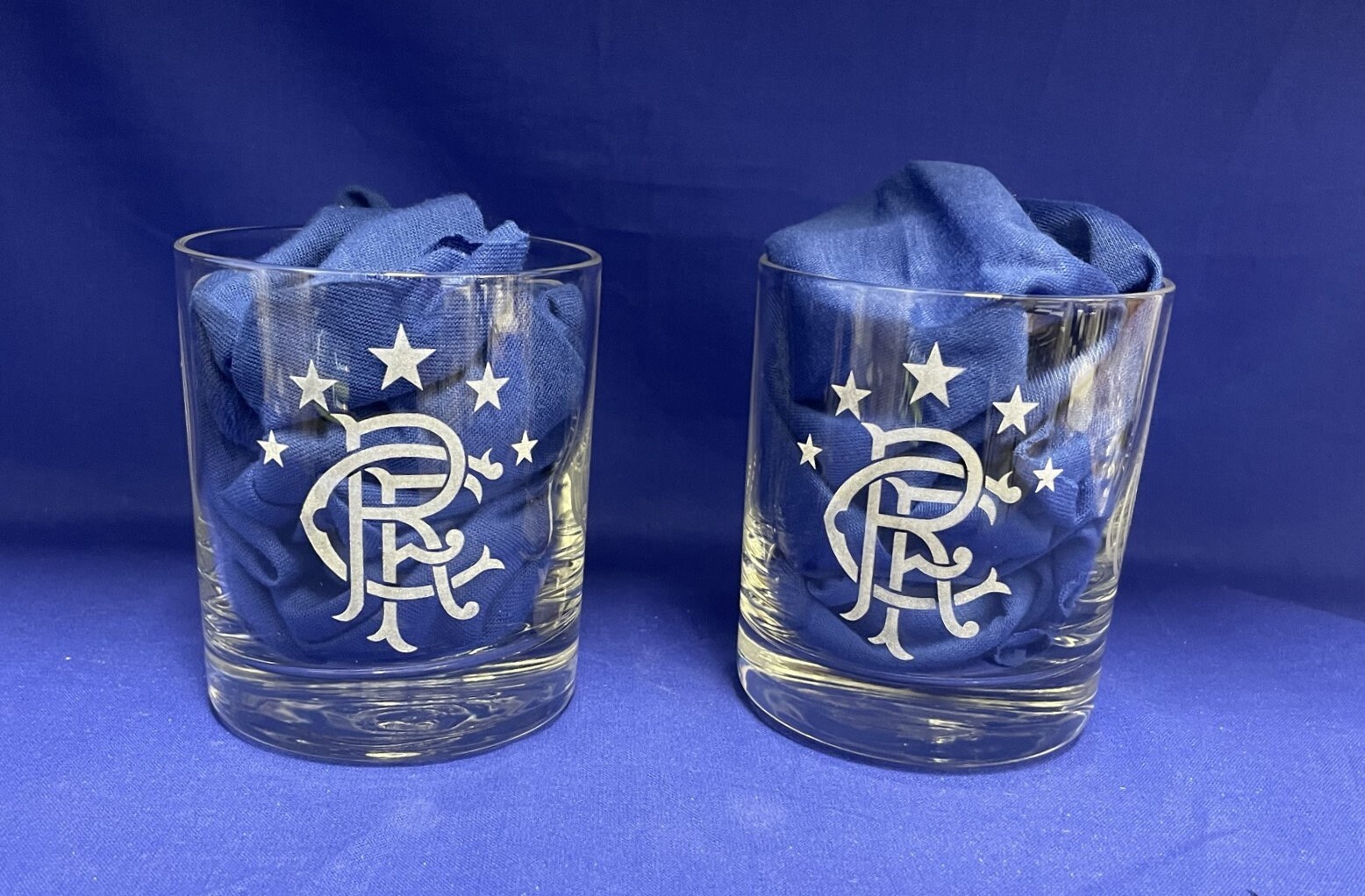 The Glasgow Rangers Personalised Whisky Glasses - Etsy