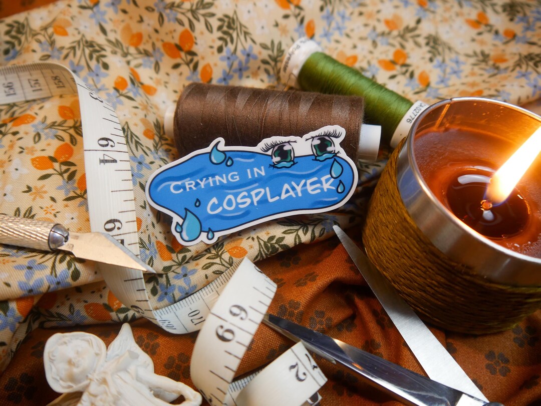 Cosplay Sticker - Crying in Cosplayer, Vinyl, Wasserfest - Etsy