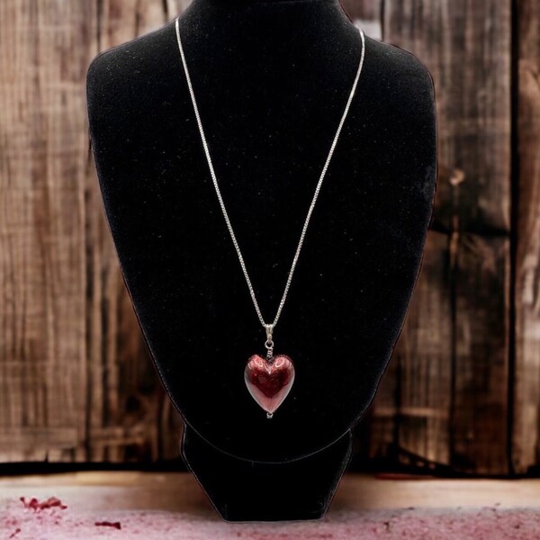 Deep Red Heart - Etsy
