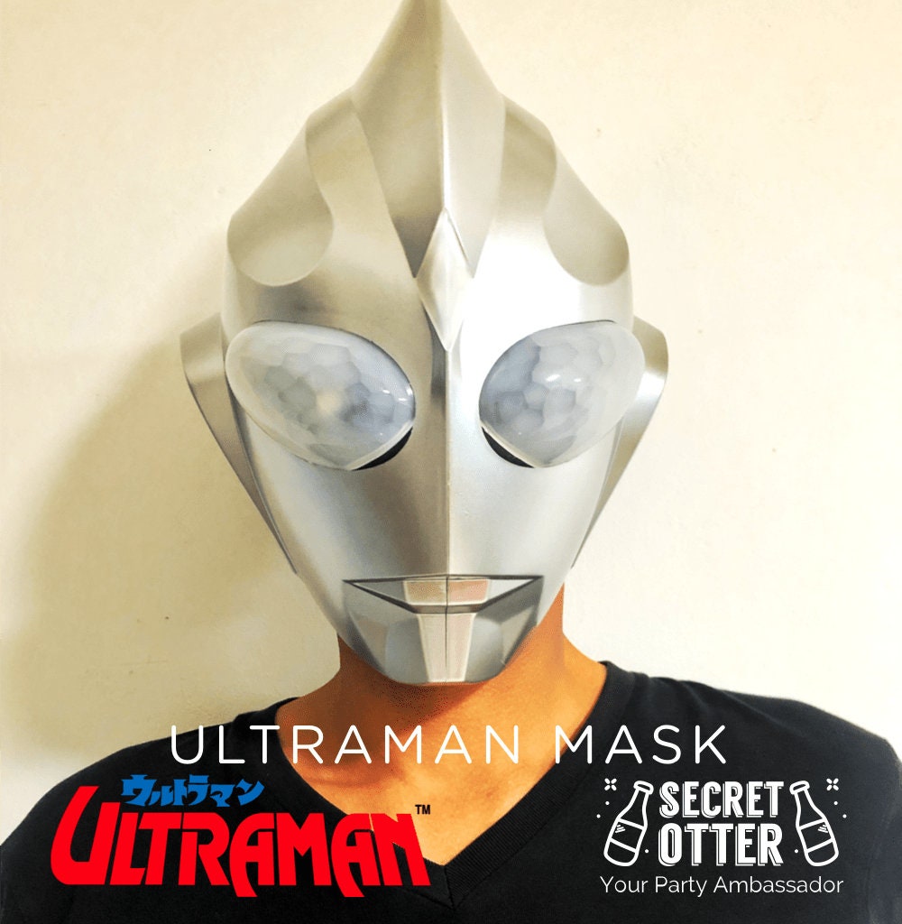 Ultraman Full-face Mask for Party | Wearable Resin Mask for Cosplay ...