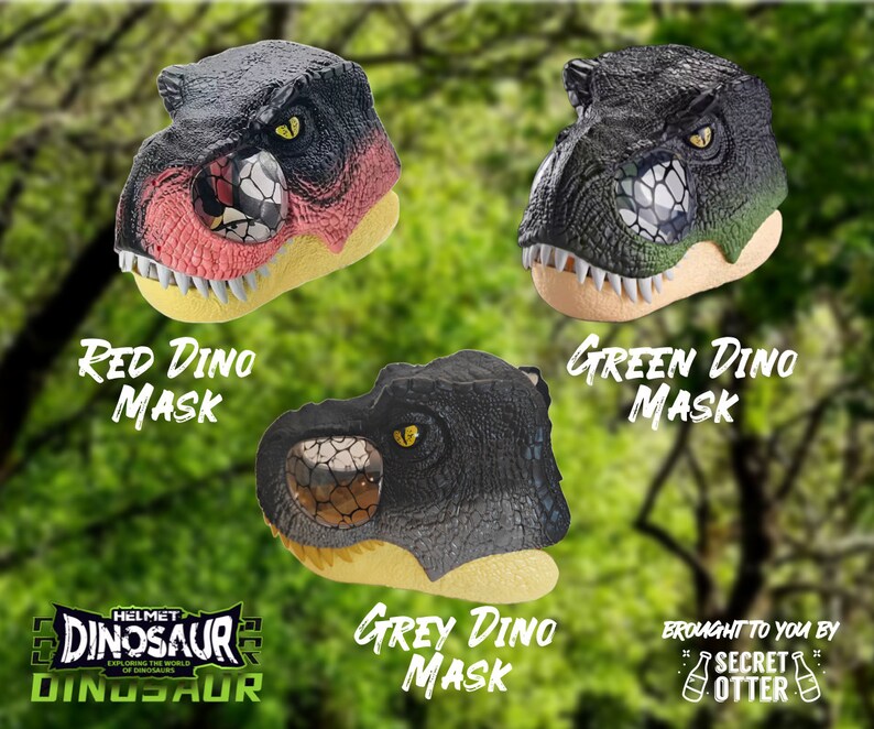 Dinosaur Party Mask Best for Cosplay, Halloween and Christmas Gift ...