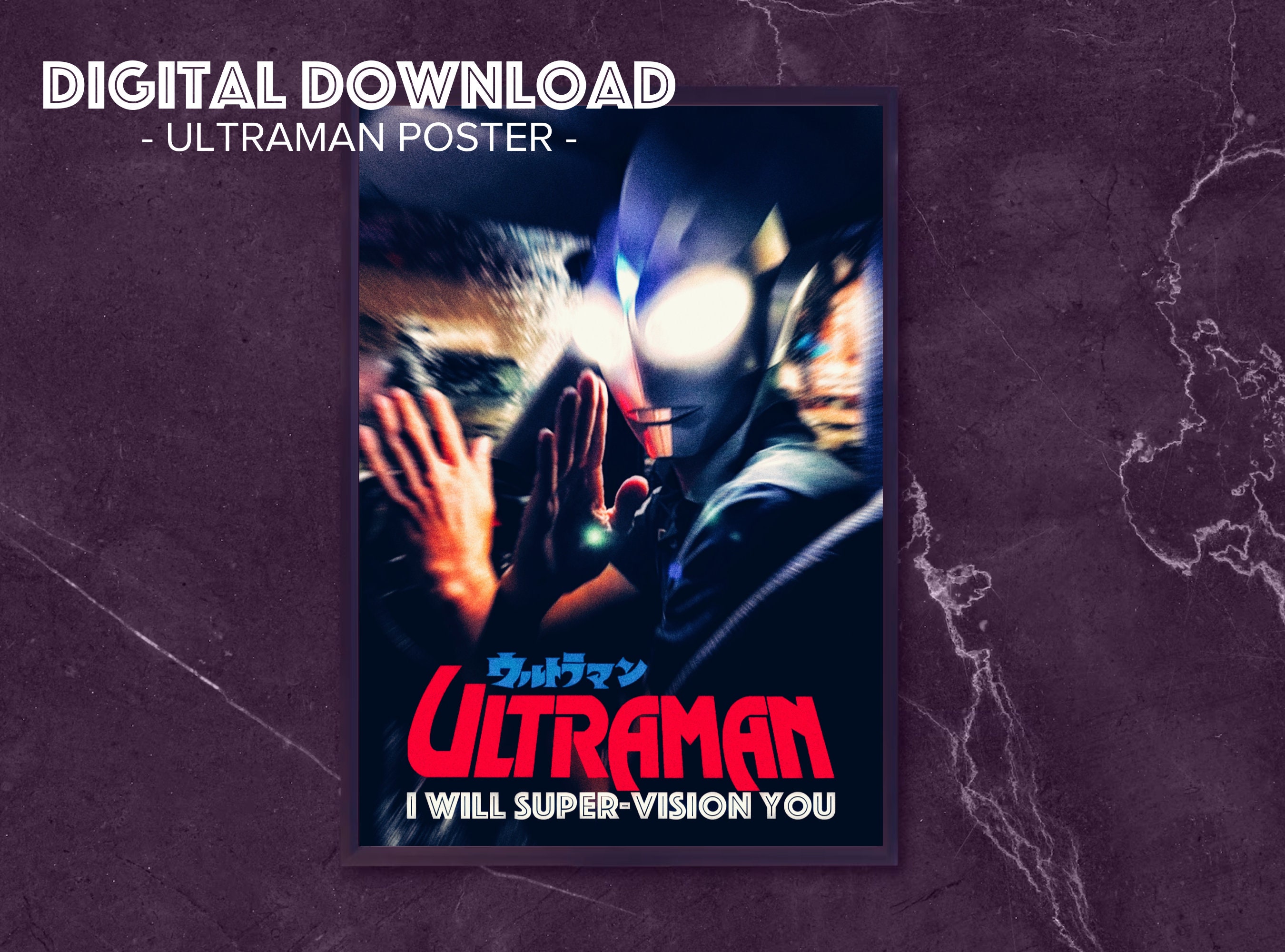 The Ultimate Ultraman Tiga Poster - Pop Culture Style With Cheeky Pun ...