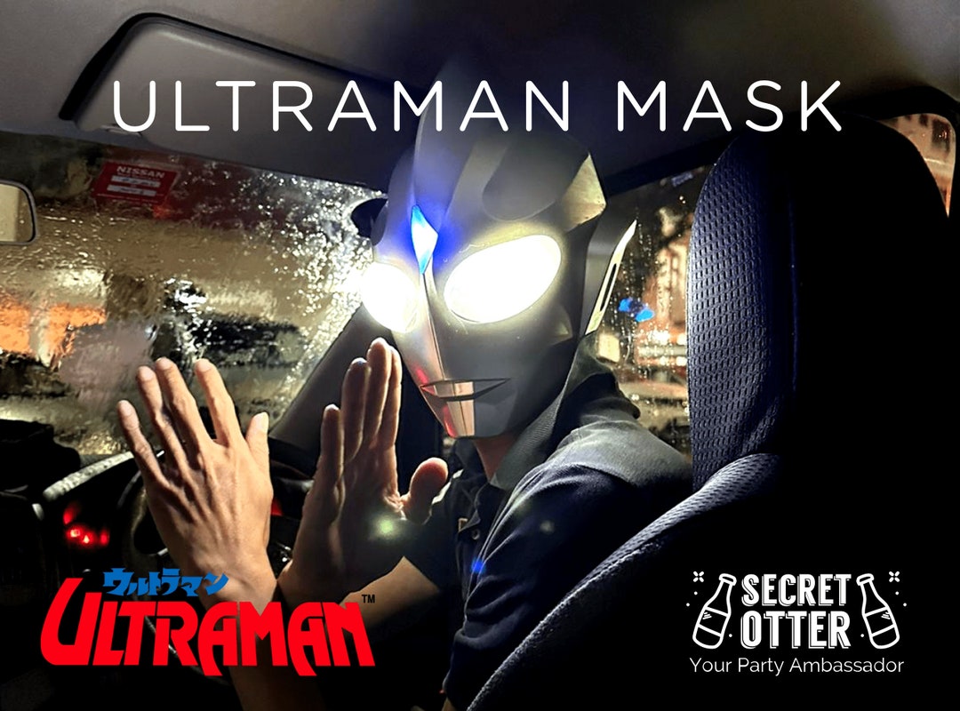 Ultraman Full-face Mask for Party | Wearable Resin Mask for Cosplay ...