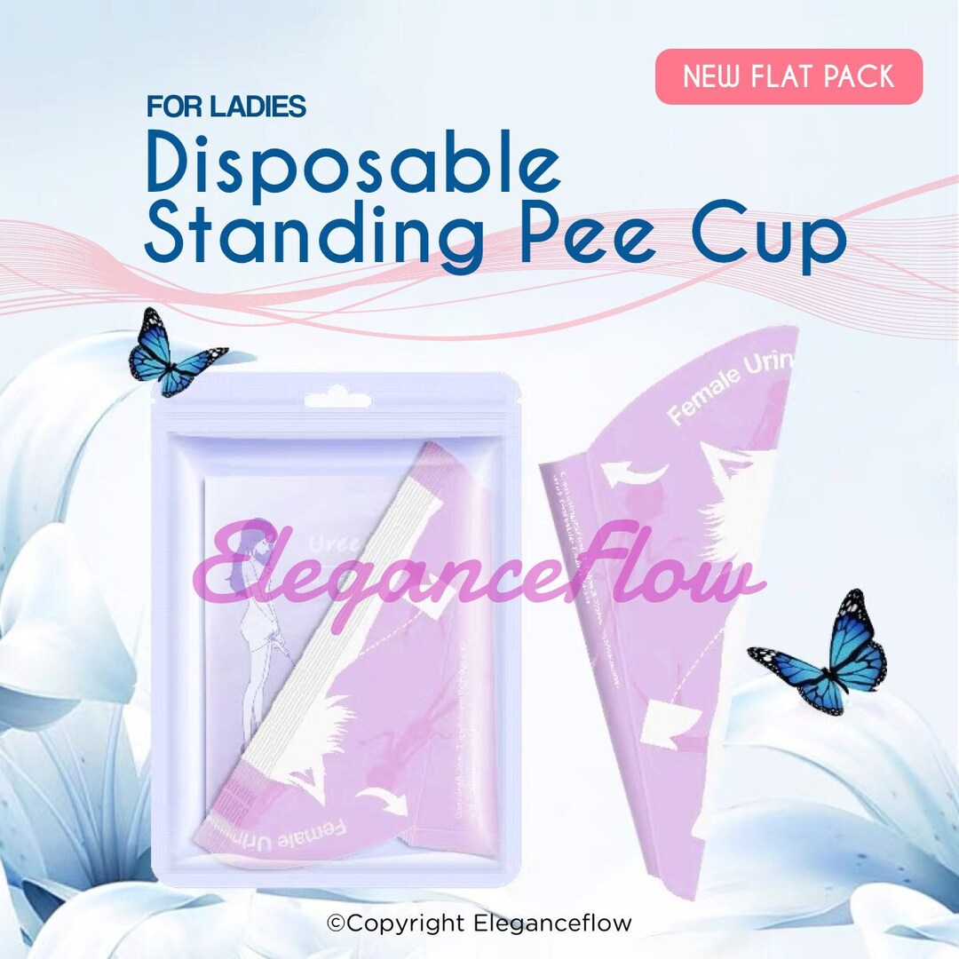 Eco-friendly Stand-up Pee Cup for Women | Disposable | Travel Essential ...