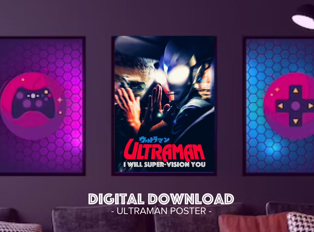 The Ultimate Ultraman Tiga Poster - Pop Culture Style With Cheeky Pun ...