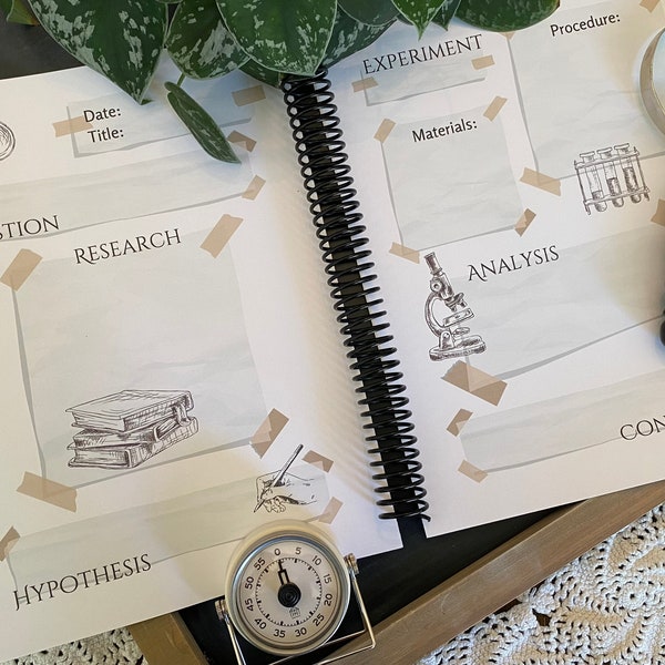 Science Notebook - Etsy
