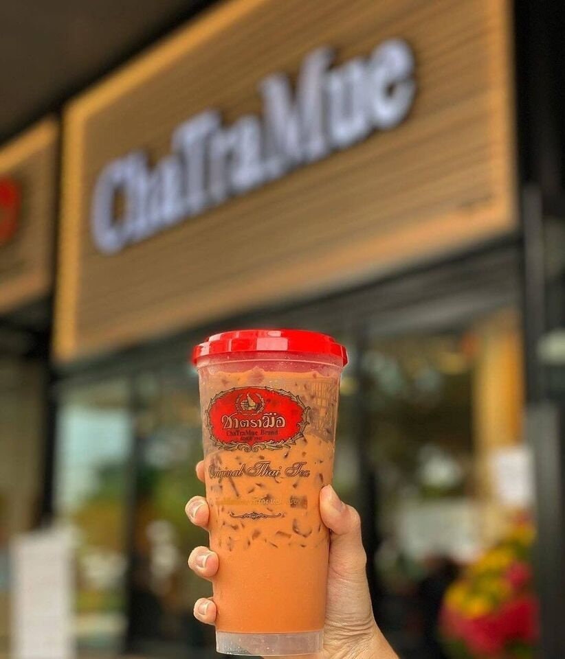 Original Thai Tea 100% Chatramue Instant Powder 3 in 1 500g, Thai Tea ...