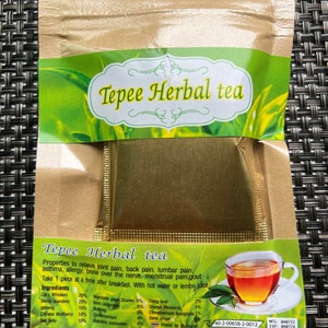 Tepee Tea Organic Thai Herbal Natural Muscle Pain Reduce Gout - Etsy