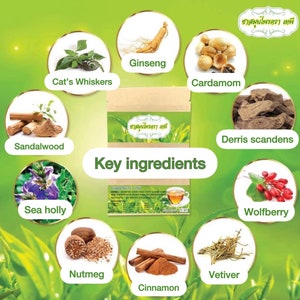 Tepee Tea Organic Thai Herbal Natural Muscle Pain Reduce Gout - Etsy