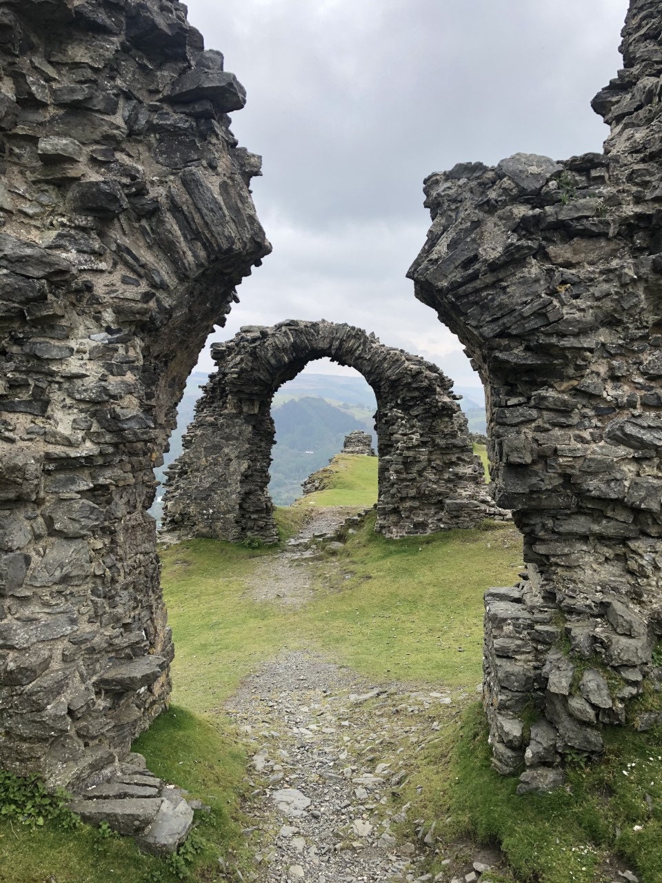 Castell Dinas Bran, Llangollen, North Wales Instant Print of Original ...