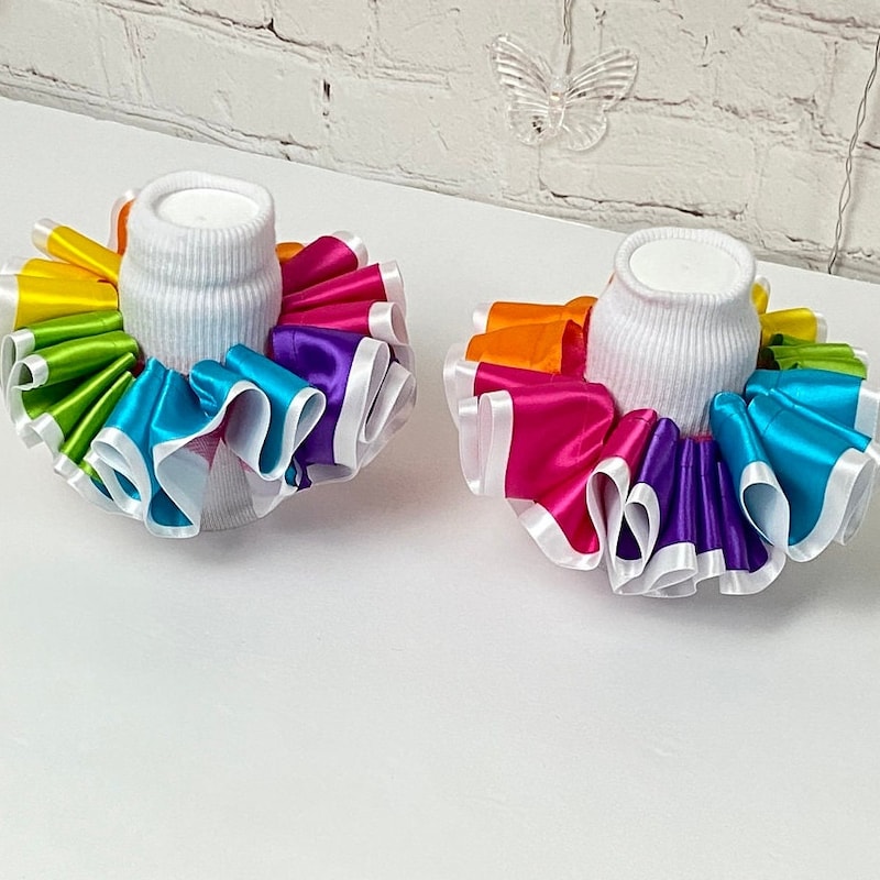 Ruffle Socks - Etsy