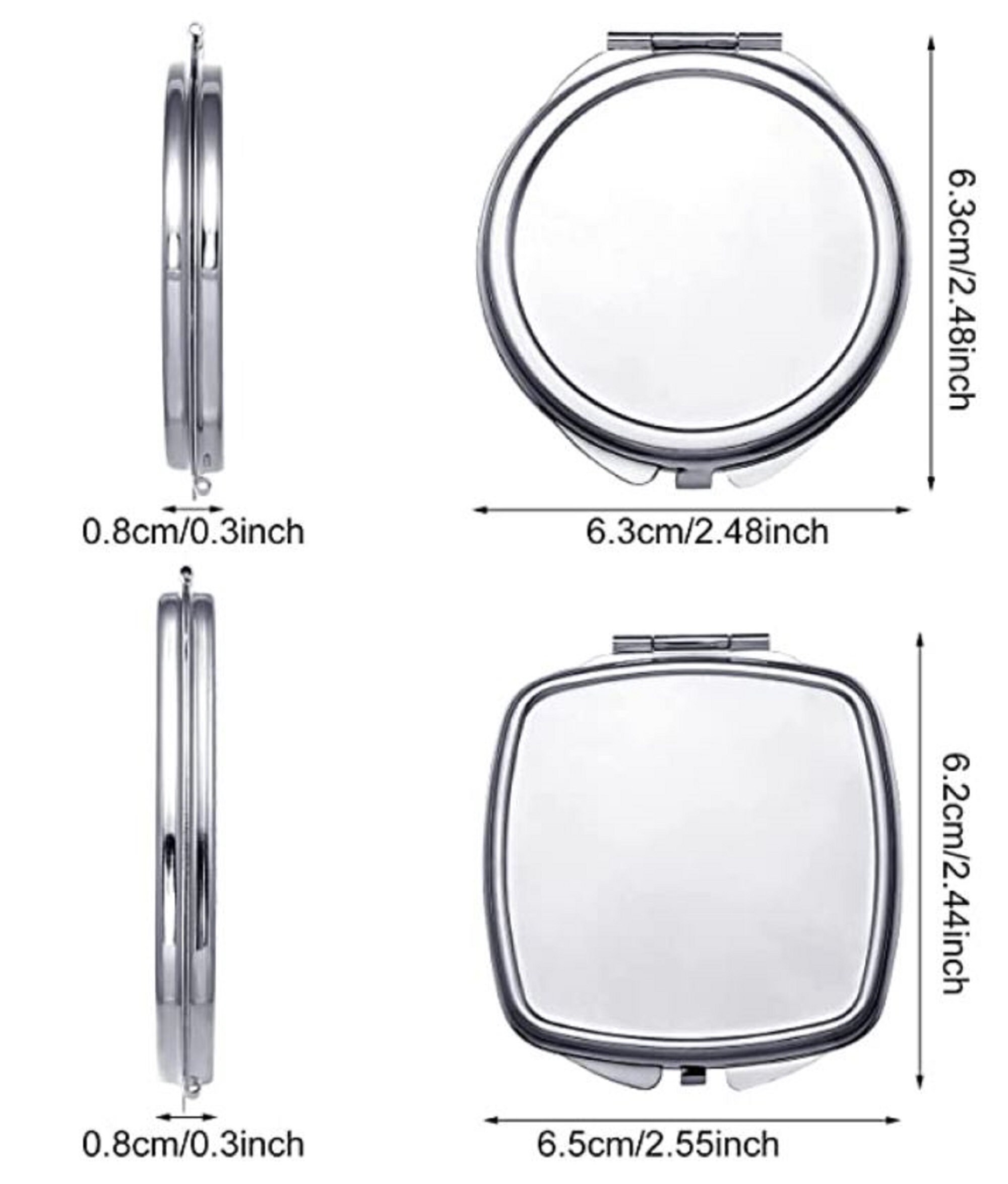 The Scream Edvard Munch Custom Double Sided Circular Compact Mirror ...
