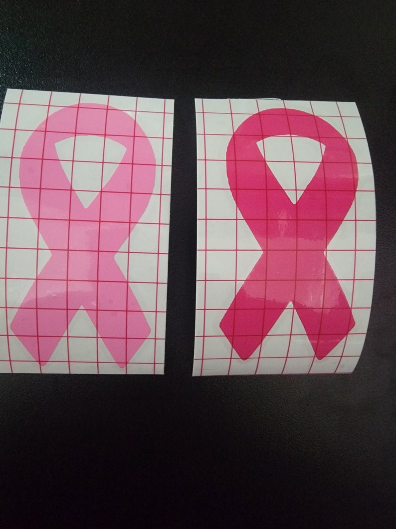 Pink Ribbon - Vinyl Decal - Breast Cancer Awareness - Etsy