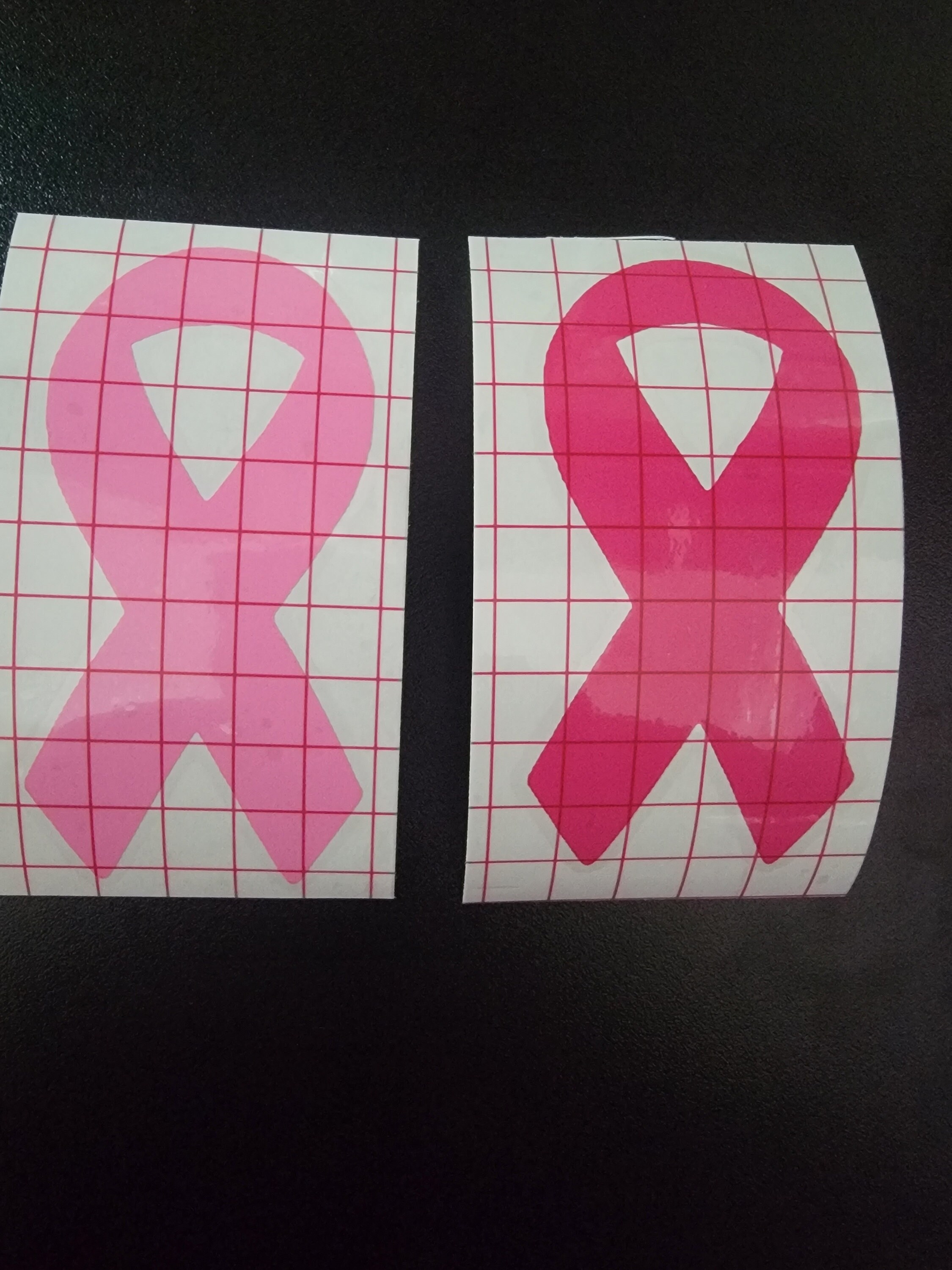 Pink Ribbon Vinyl Decal Breast Cancer Awareness Etsy