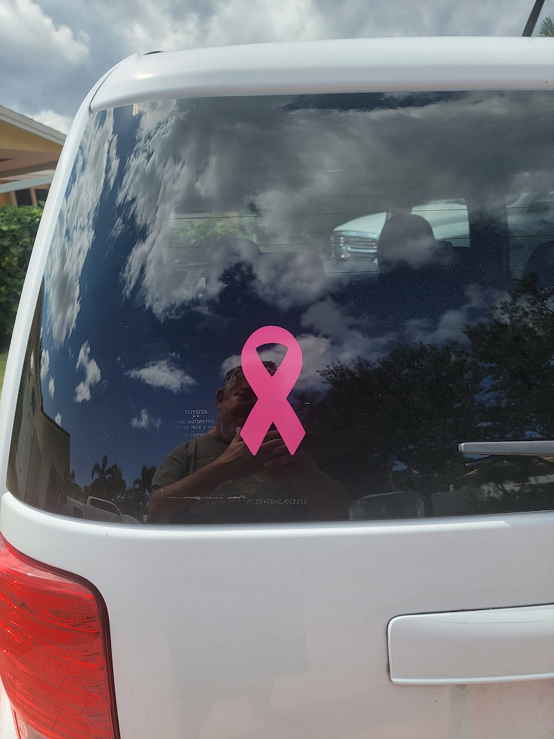 Pink Ribbon - Vinyl Decal - Breast Cancer Awareness - Etsy