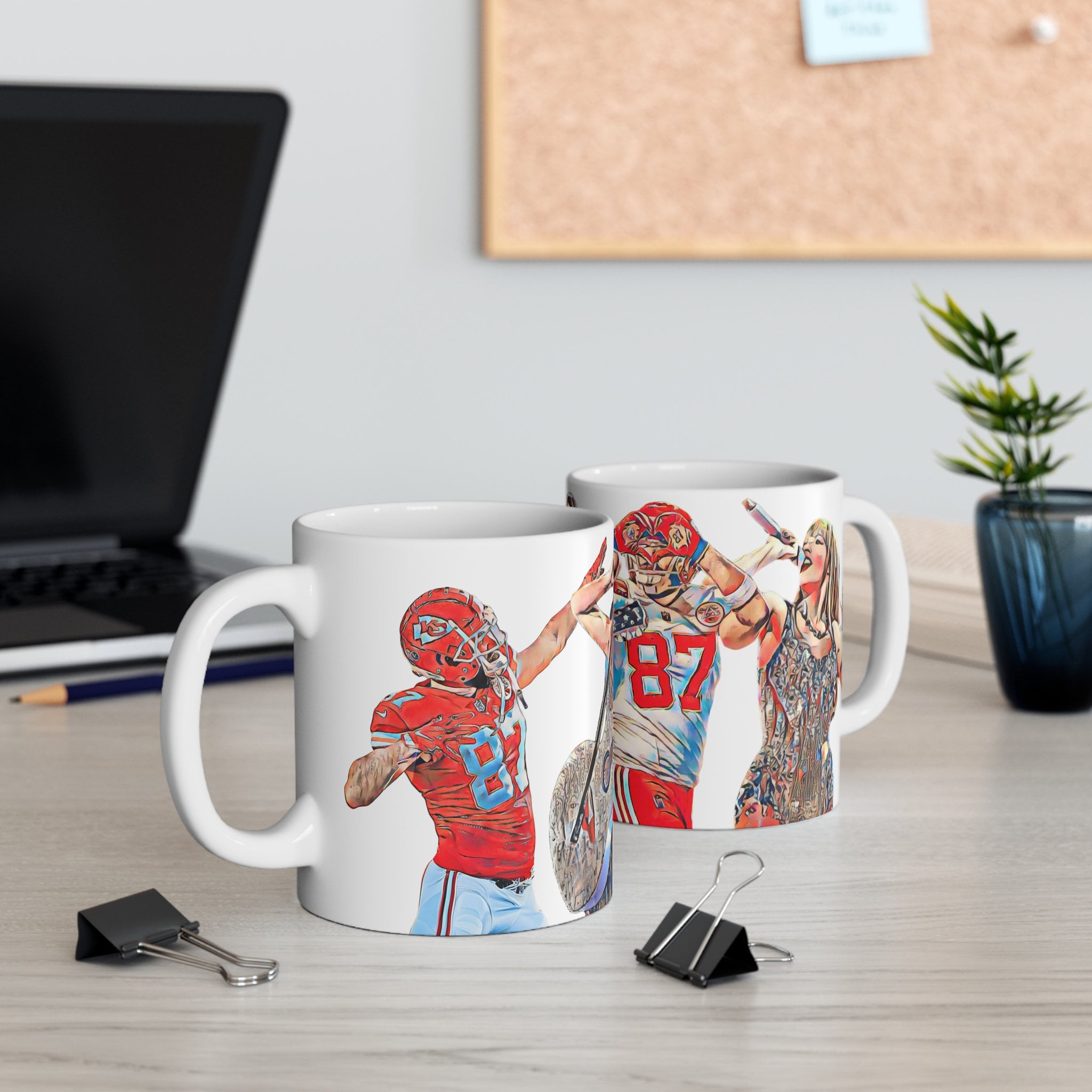 Taylor Swift Travis Kelce Heart Hands Archer Mug 11oz - Etsy