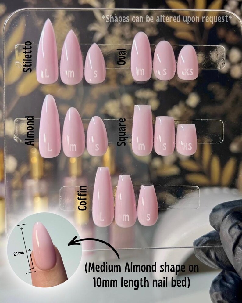Angel Tips | Press on Nails (customizable) - Etsy