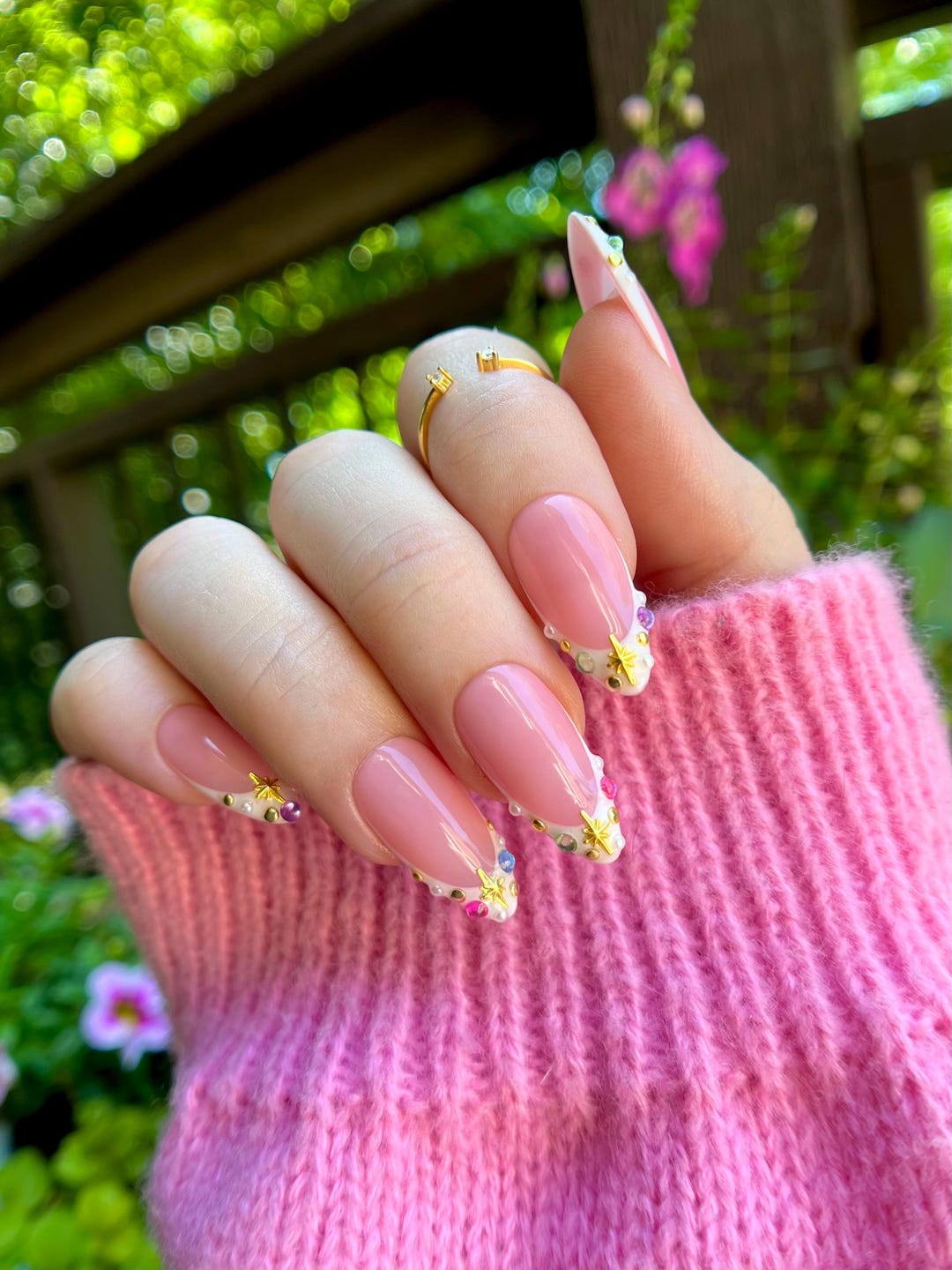 Pink Lemonade | Press on Nails (customizable) - Etsy