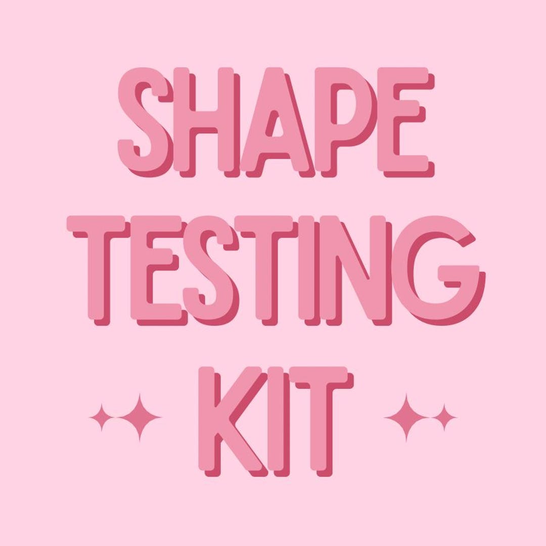 SHAPE TESTING KIT - Etsy