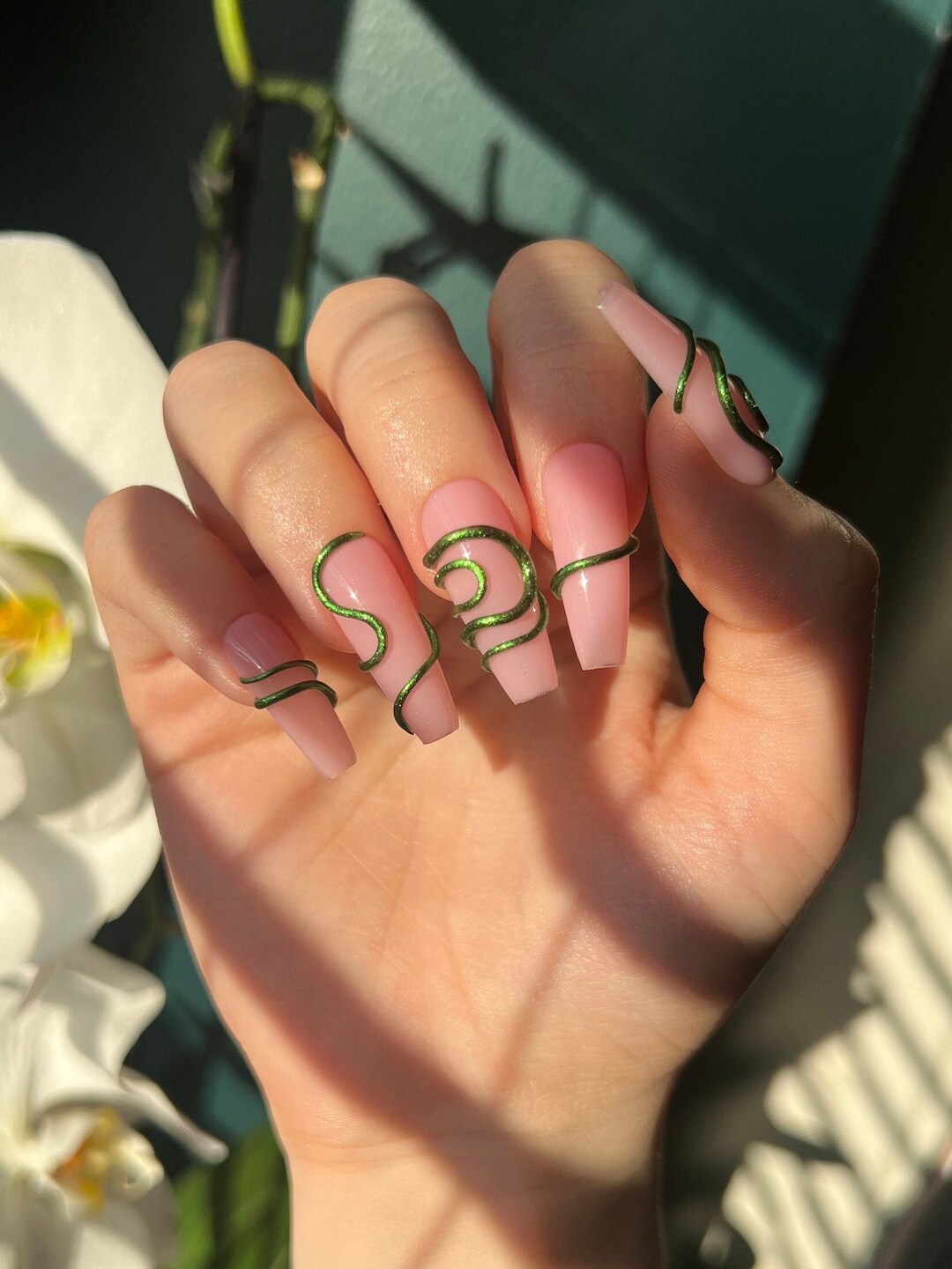 BIRTH OF VENUS Press on Nails Stiletto Almond Coffin Oval Square - Etsy