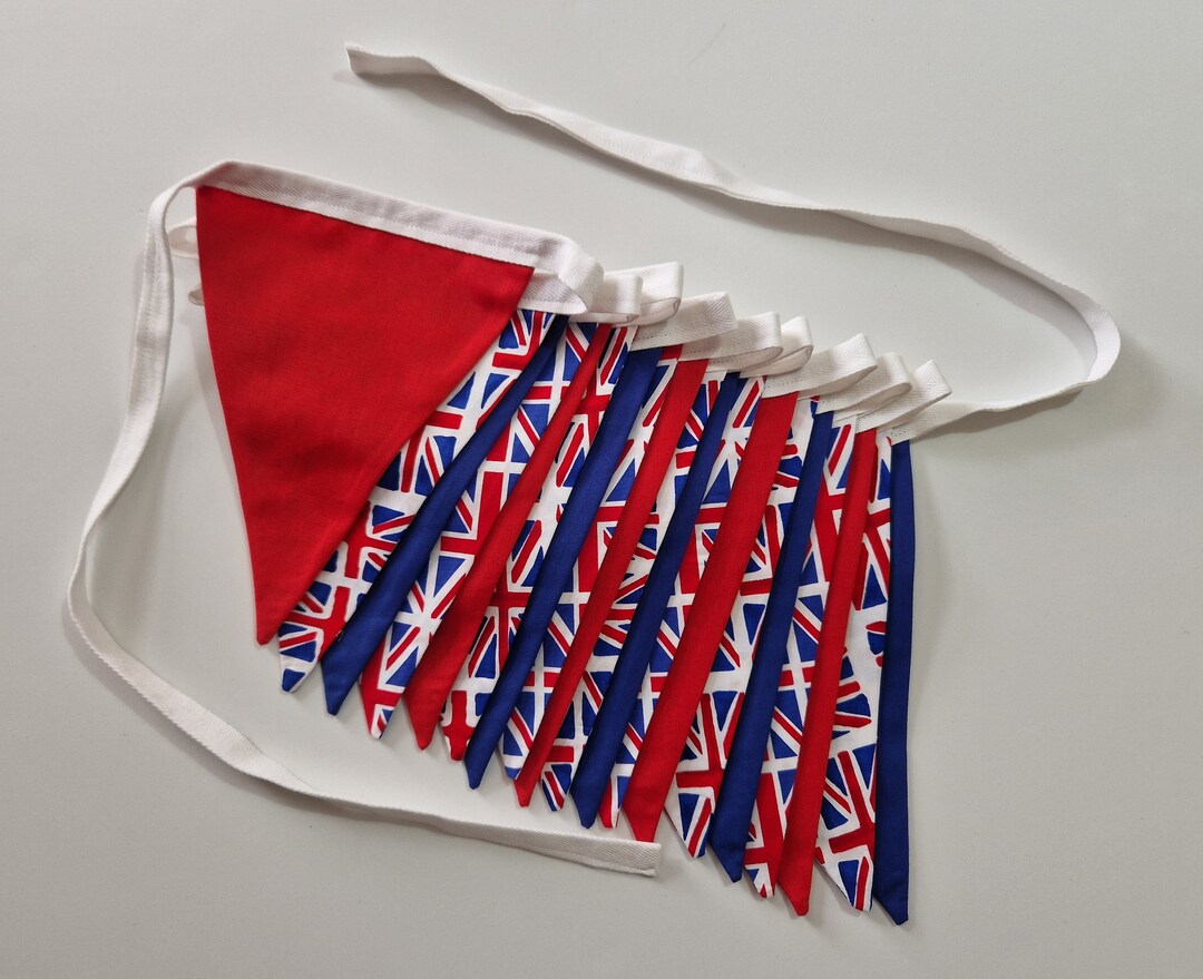 Union Jack Bunting, King Charles III Coronation Bunting, Coronation ...