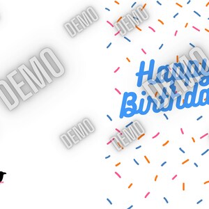 Printable, Simple, Happy Birthday Card, Birthday Card, Print at Home ...