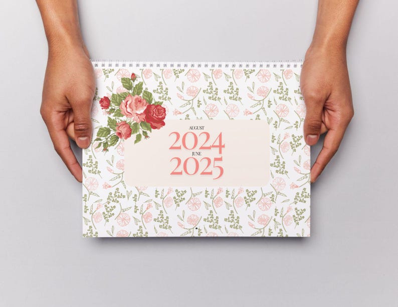 Printable Calendars, Digital Calendars, Year Planner, 2024-2025 ...