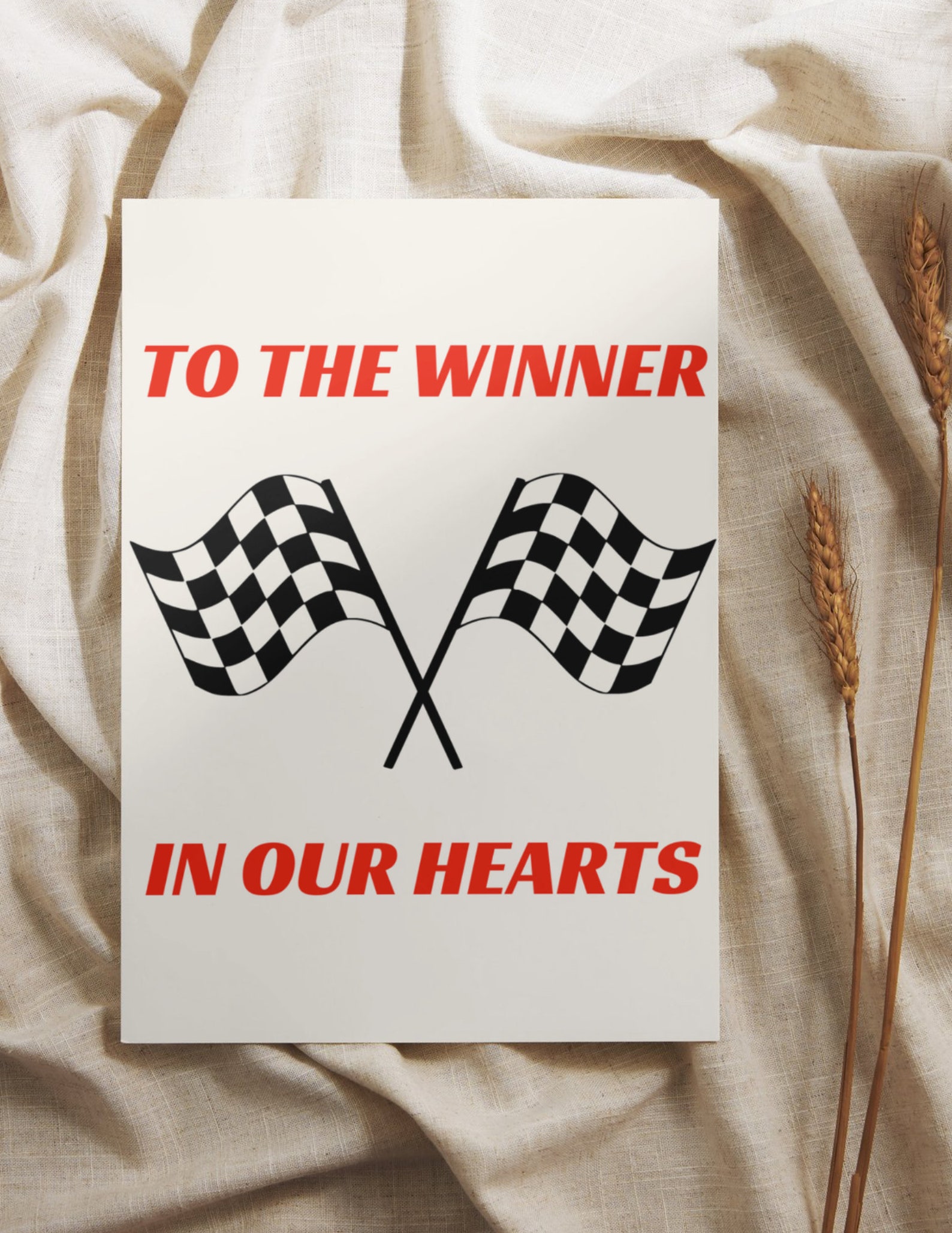 Father's Day Card, Digital Download, Race Car, Racing Father's Day Gift ...