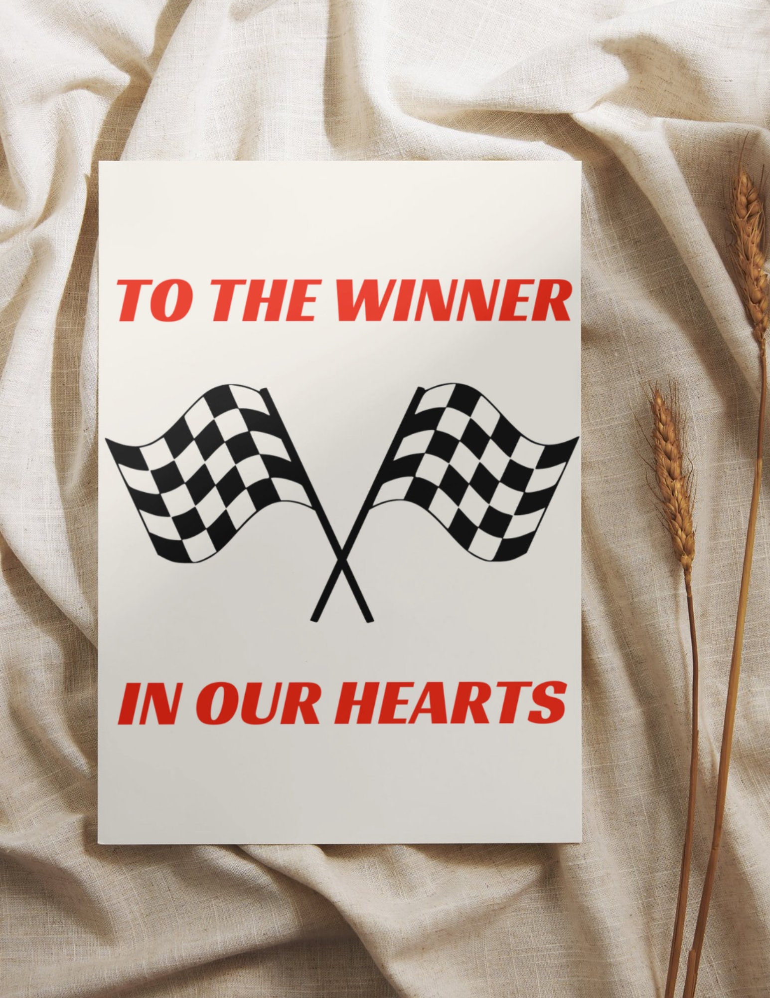 Father's Day Card, Digital Download, Race Car, Racing Father's Day Gift ...