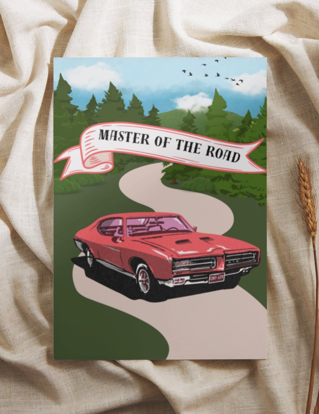 Funny Car Dad Father's Day Card, Mustang Gift (PDF) - Etsy