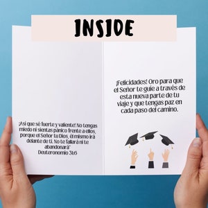 Printable Card, Graduation Card, Spanish Graduation Card, Class of 2024 ...