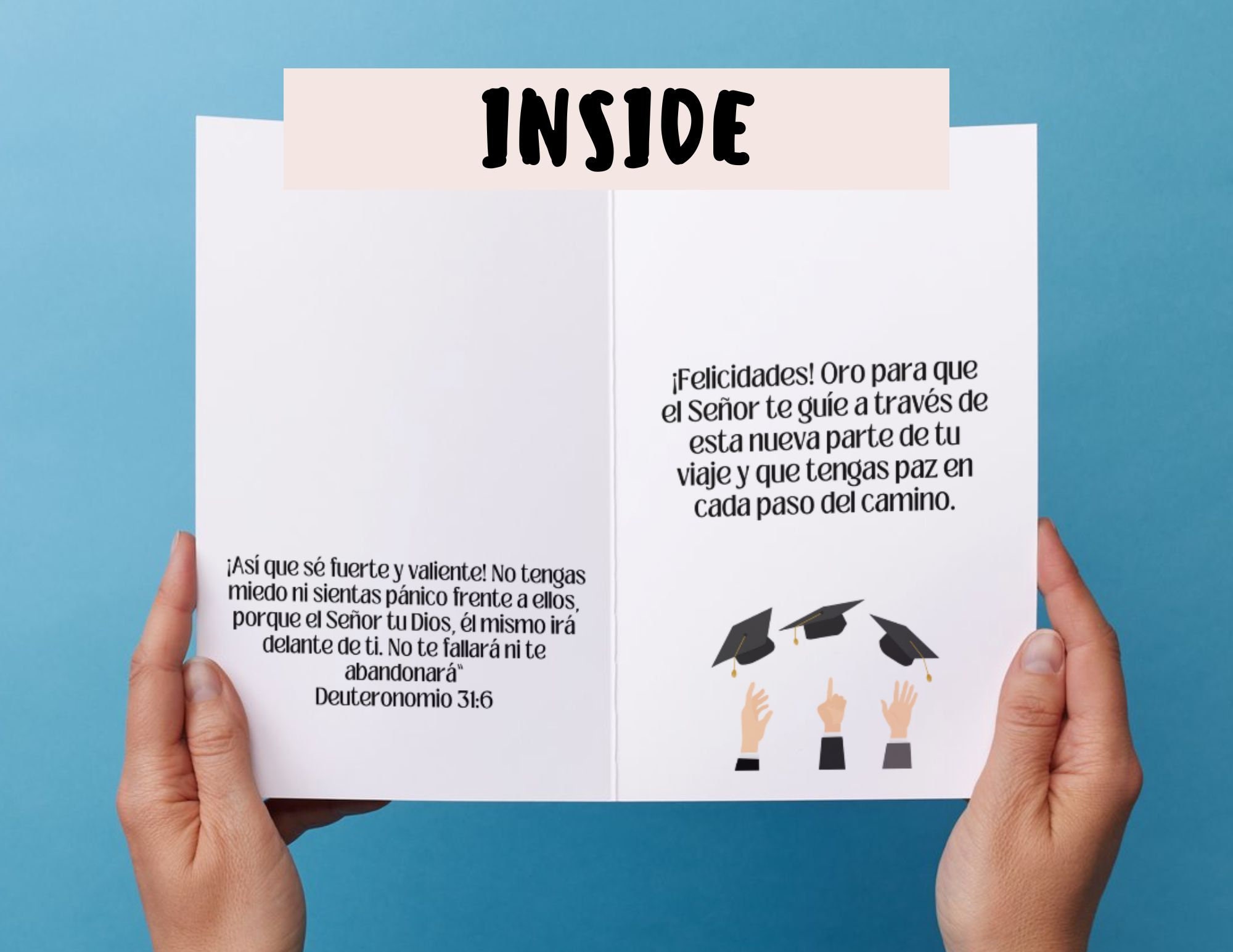 Printable Card, Graduation Card, Spanish Graduation Card, Class of 2024 ...