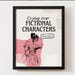 Crying Over Fictional Characters, Digital Print, Book Lover Art ...